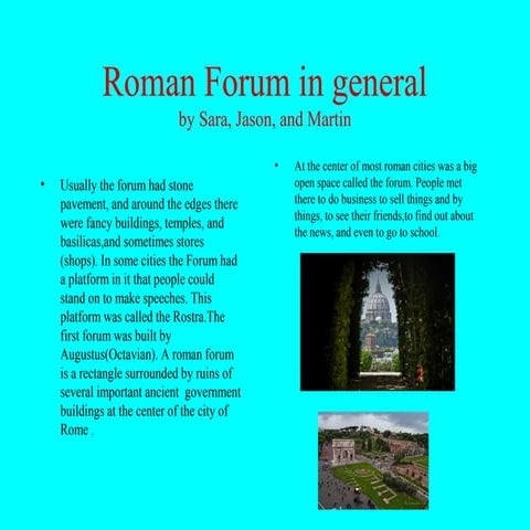Roman Forum | PPT