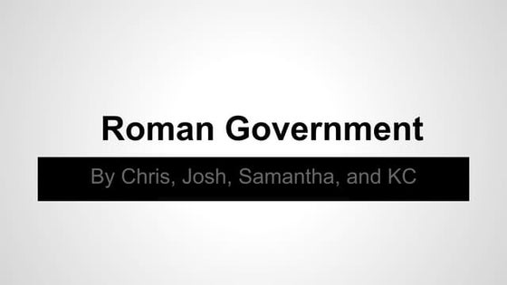 Roman republic | PPT