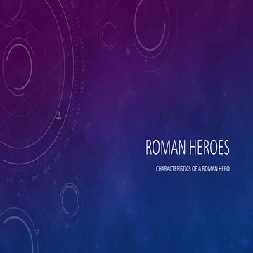 Roman heroes | PPT | Free Download