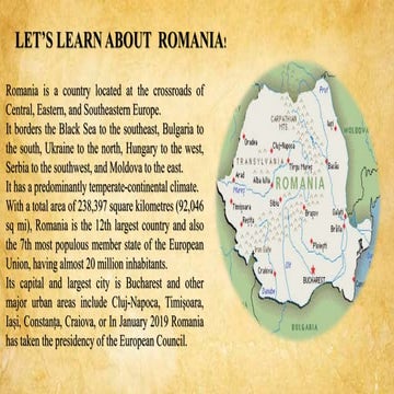 Presentation about Romania | PPTX