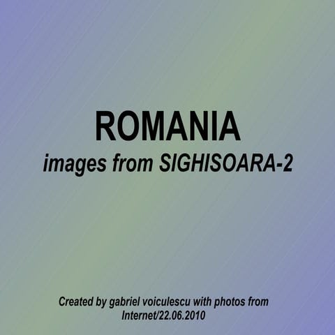Romania images from sighisoara-2 | PPS