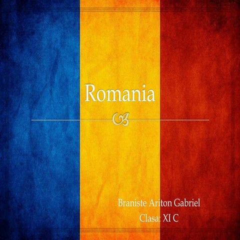 Beautiful presentation of ROMANIA through the eyes of a student | PPTX