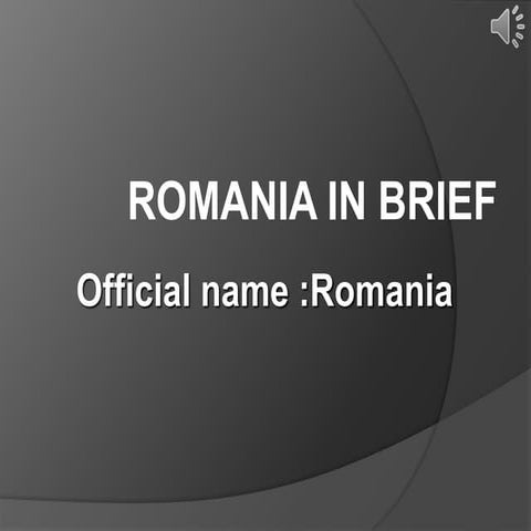 Romania in brief | PPTX
