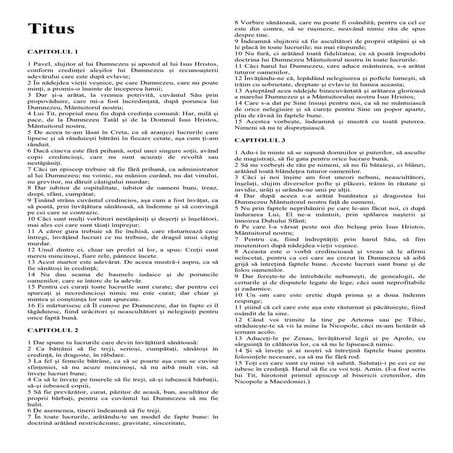 Romanian - The Epistle of Apostle Paul to Titus.pdf