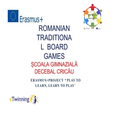 Romanian Board Games | PPTX | Board Games and Puzzles | Games and Puzzles