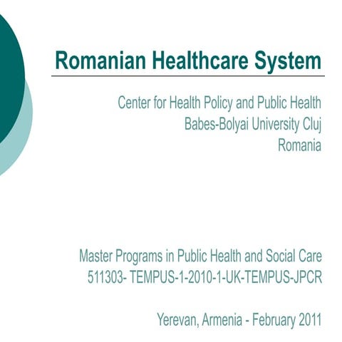 Romanian Health Care | PPTX