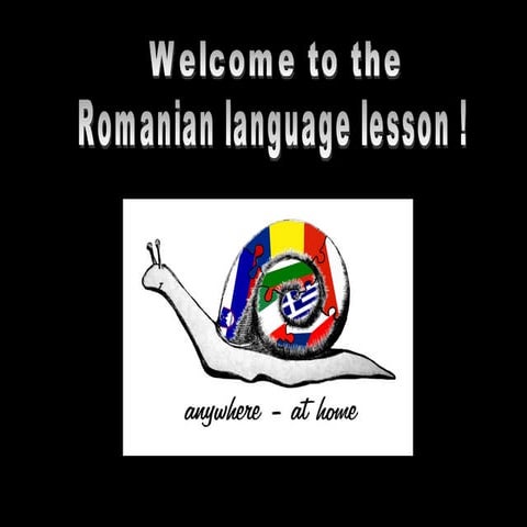 Romanian language lesson | PPS