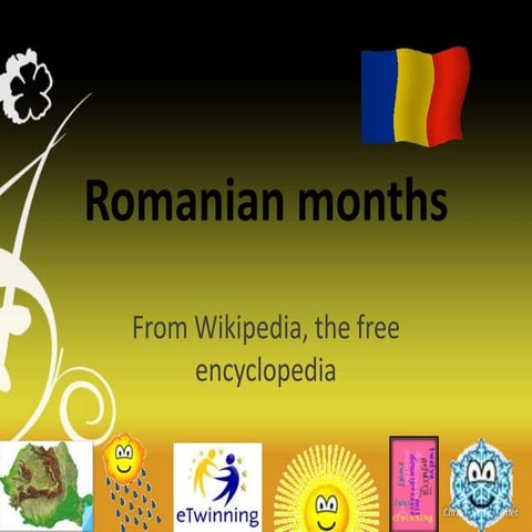 Romanian months | PPT