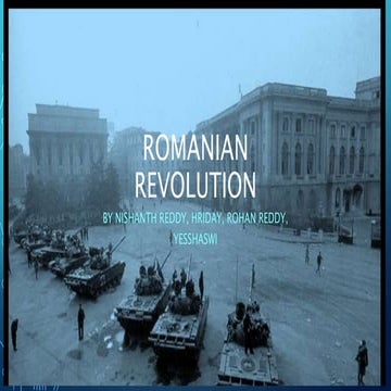 Romanian revolution | PPTX