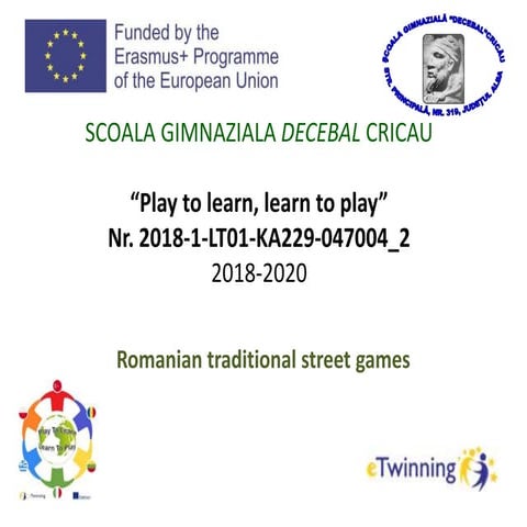 Romanian Street Games | PPTX