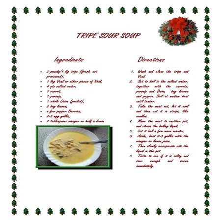 Romanian Traditional Menu | PDF