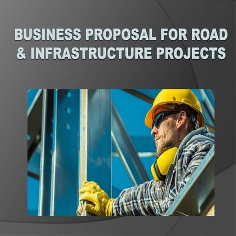 Anthony Lewis Jerdine - Business Proposal for Road & Infrastructure ...