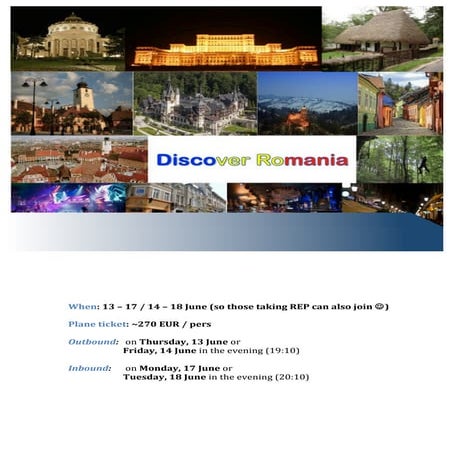 Romania trip brochure | PDF