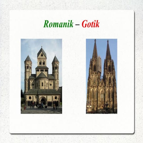 Romanik gotik | PPT