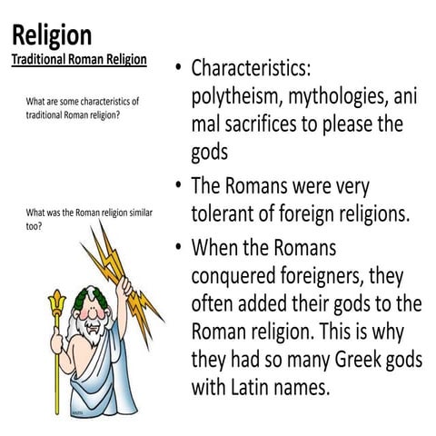 Rome lesson 2 - Religion | PPTX