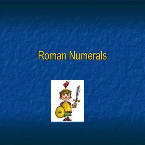 Roman numerals cc | PPT