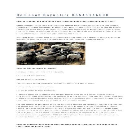 Romanov Koyunu | PDF
