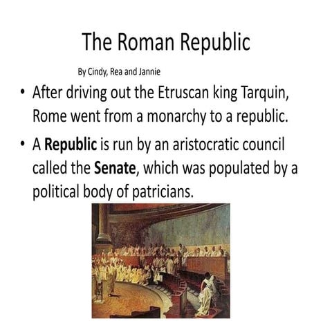 Roman republic | PPT