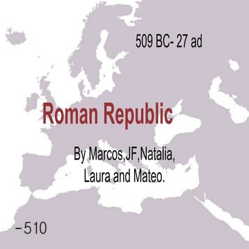 Roman republic 1B | PPTX