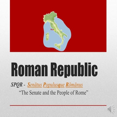 Roman Republic Notes 2015 | PPT