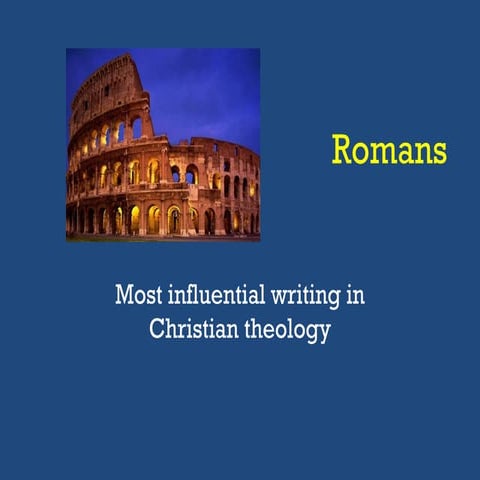 The Book of Romans | PPTX