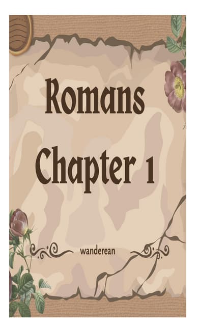 The Book of Romans | PPTX