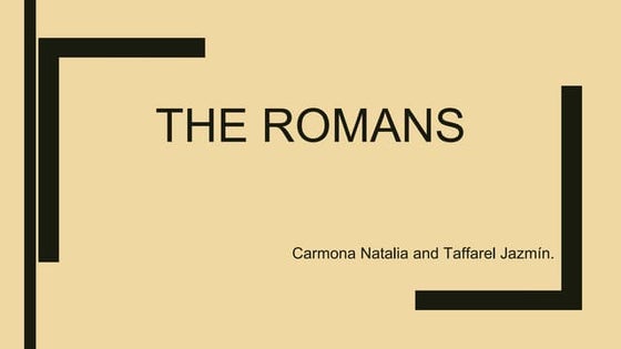 Romans power point orality (1) | PPT