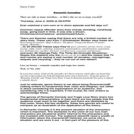 Romance Genre Powerpoint | PPTX