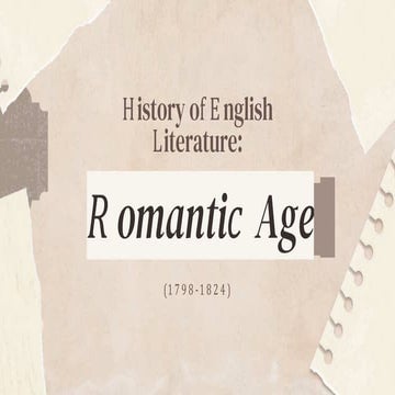 Romantic era in History of English Literature.pptx