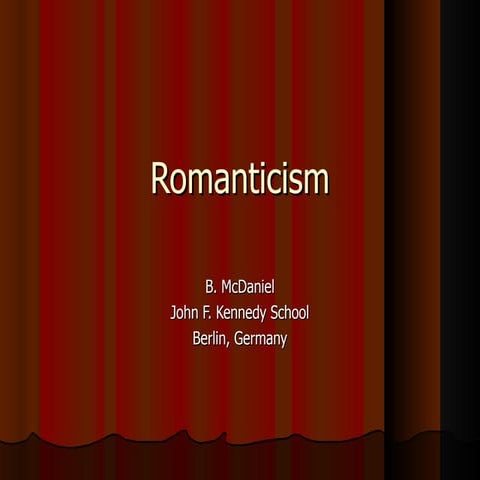 Romanticism | PPT