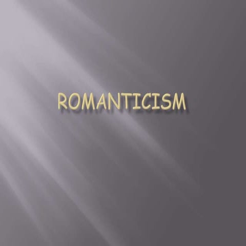 Romanticism | PPTX