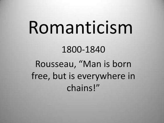 Romanticism Powerpoint | PPTX