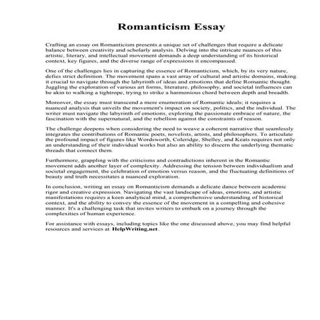 Romanticism Essay.pdf