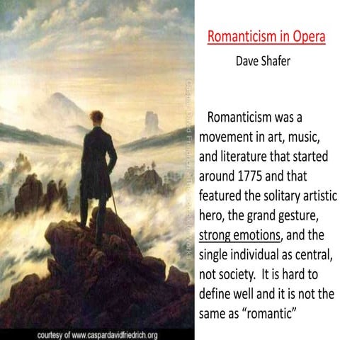 Romanticism in opera | PPTX | Classical Music | Music