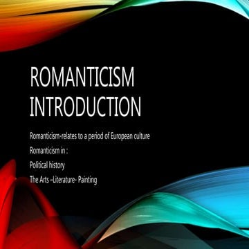 30.11.20 Understanding Performance - Romanticism introduction | PPT