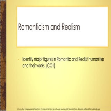 Romanticism Powerpoint | PPTX