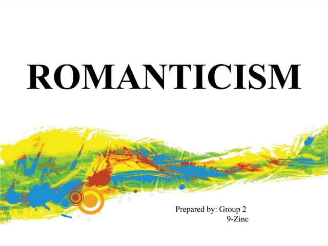 Romantic Period: Art | PPTX