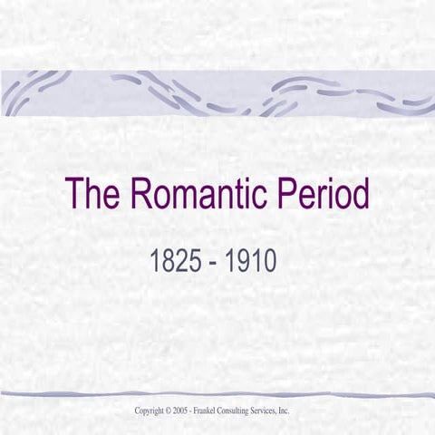 Romantic period | PPT