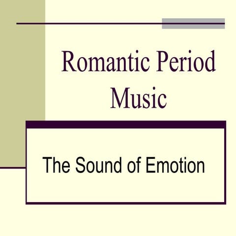 romantic_period_music powerpoint presentation | PPT
