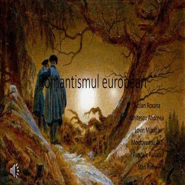 Romantismul european - ghitescu andreea | PPTX