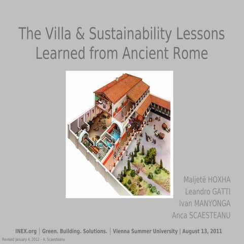 Green Building in Ancient Rome | PDF