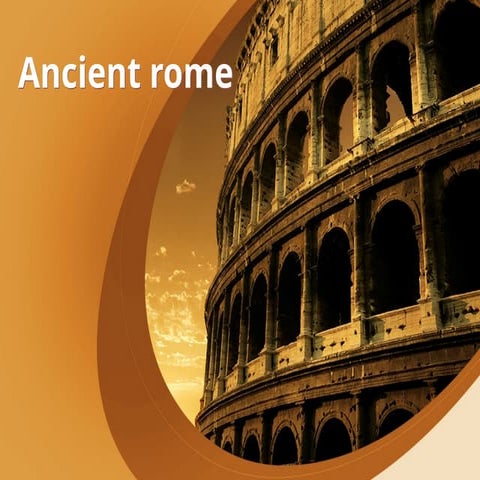 history of Roman civilisation in antiquity. For the history of the city ...