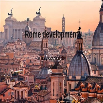 Rome development | PPT
