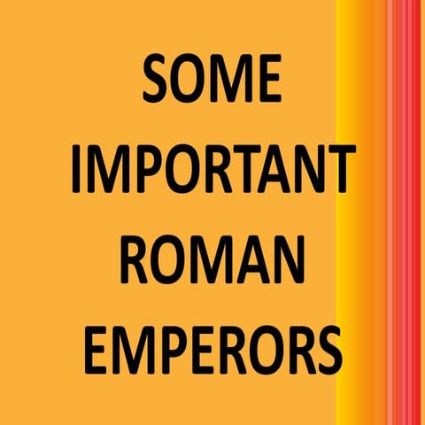 Rome emperors | PPT
