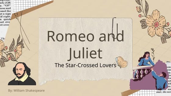 Romeo and Juliet story and literary elements | PPT