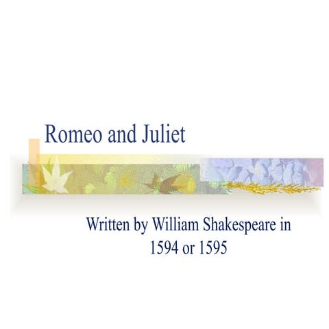 Romeo and Juliet forever | PPT | Bereavement | Family and Relationships