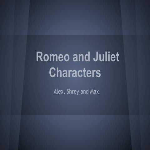 Romeo and juliet | PPT