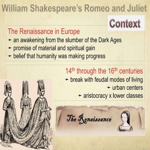 Romeo and juliet social and historical context pwpt | PPT