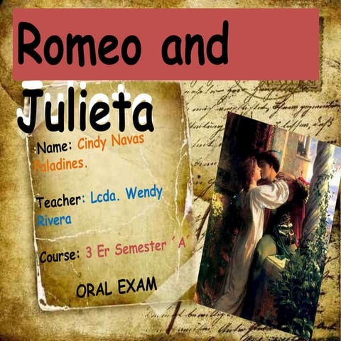 Romeo & juliet by william shakespeare | PPTX