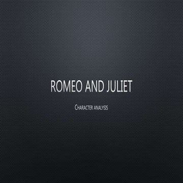 Romeo and juliet | PPT